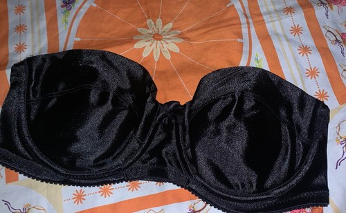 Vintage Sears Satin Strapless Push Up Underwire Bra Size 34C STYLE ...
