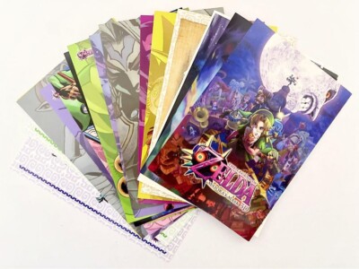 The Legend of Zelda Majora's Mask 3D Postcard set of 24 Nintendo 3DS ...