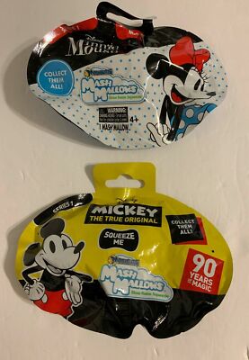 New 1 Mickey Minnie Mouse Disney Mash Mallows Bag Slow Foam Squeezy ...