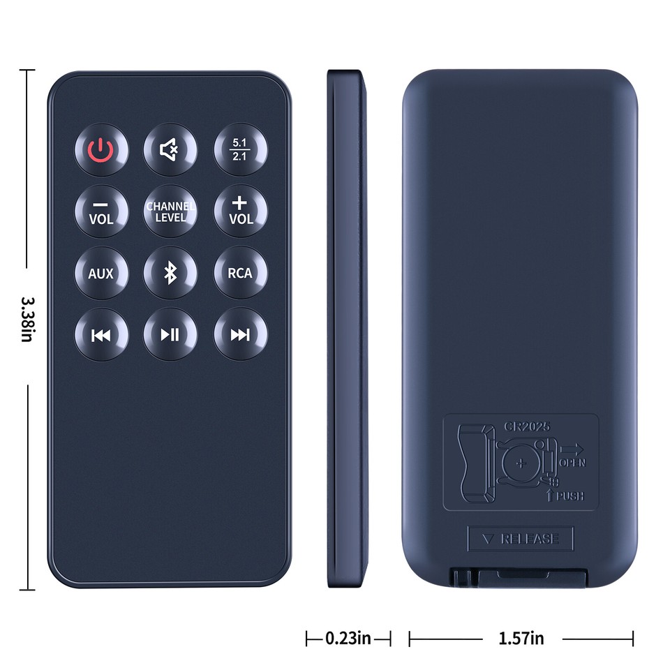 Remote Control For Logitech Bluetooth Surround Sound RI0004 Z607 Z606 ...