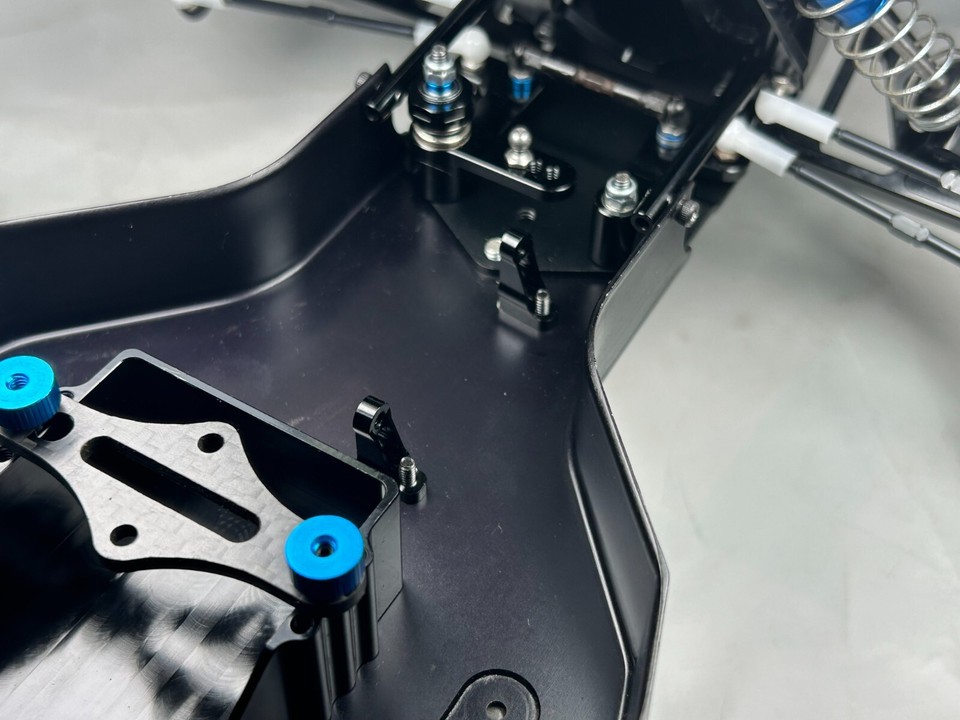 Aluminum Servo Mounts Black For Team Associated RC10 Dhawk Racing DR ...