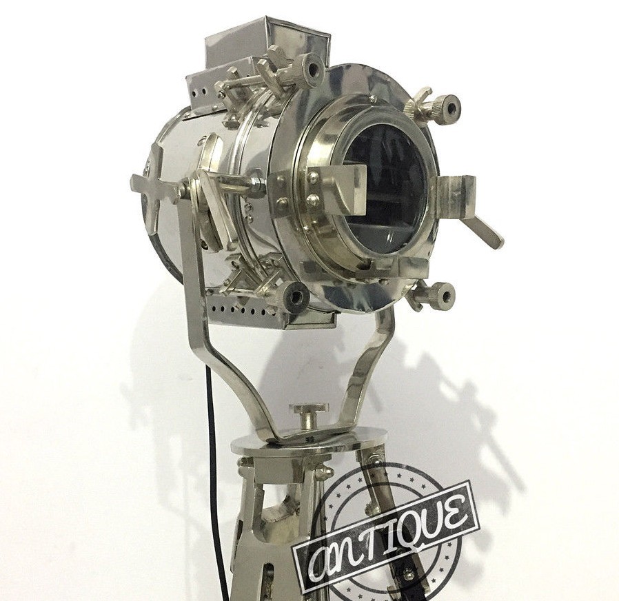 Vintage Hollywood Movies Prop Lights Lamp Stand Focus Scene Floor Lamp ...