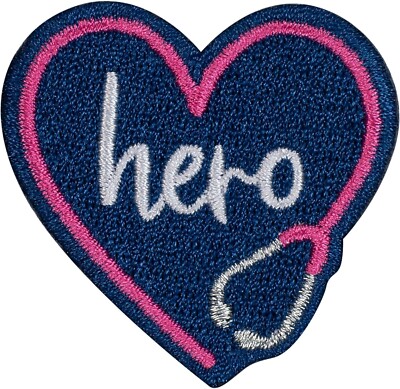 New - Simplicity Hero Heart Iron On Patch - Nurse Medical Doctor ...