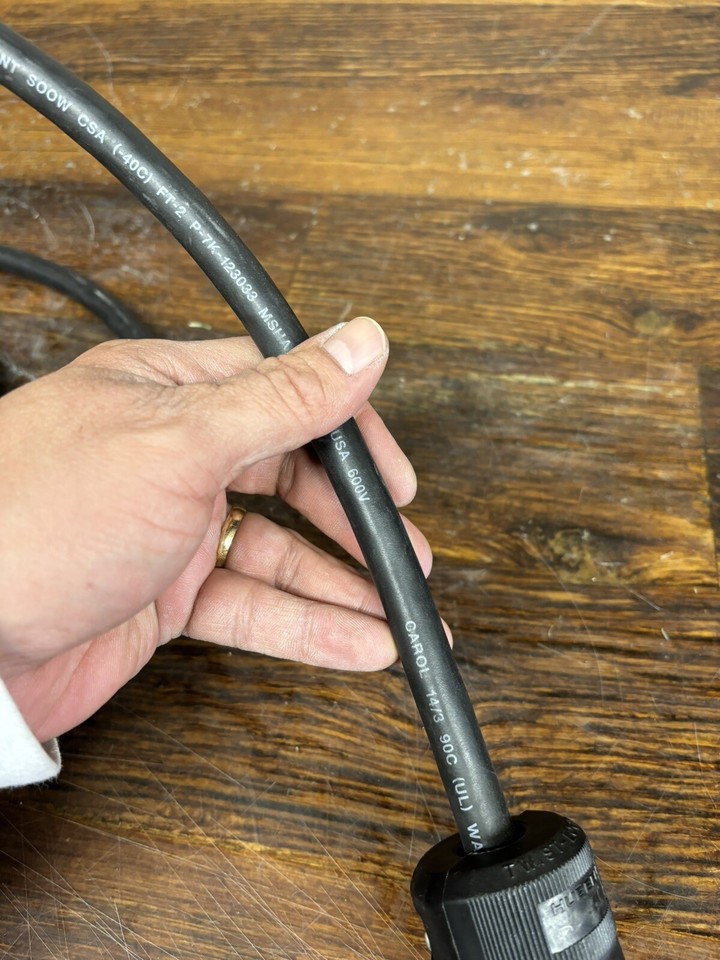 Power cord with Amphenol C16-1 Circular Connector 4-Pin Female to L5 ...