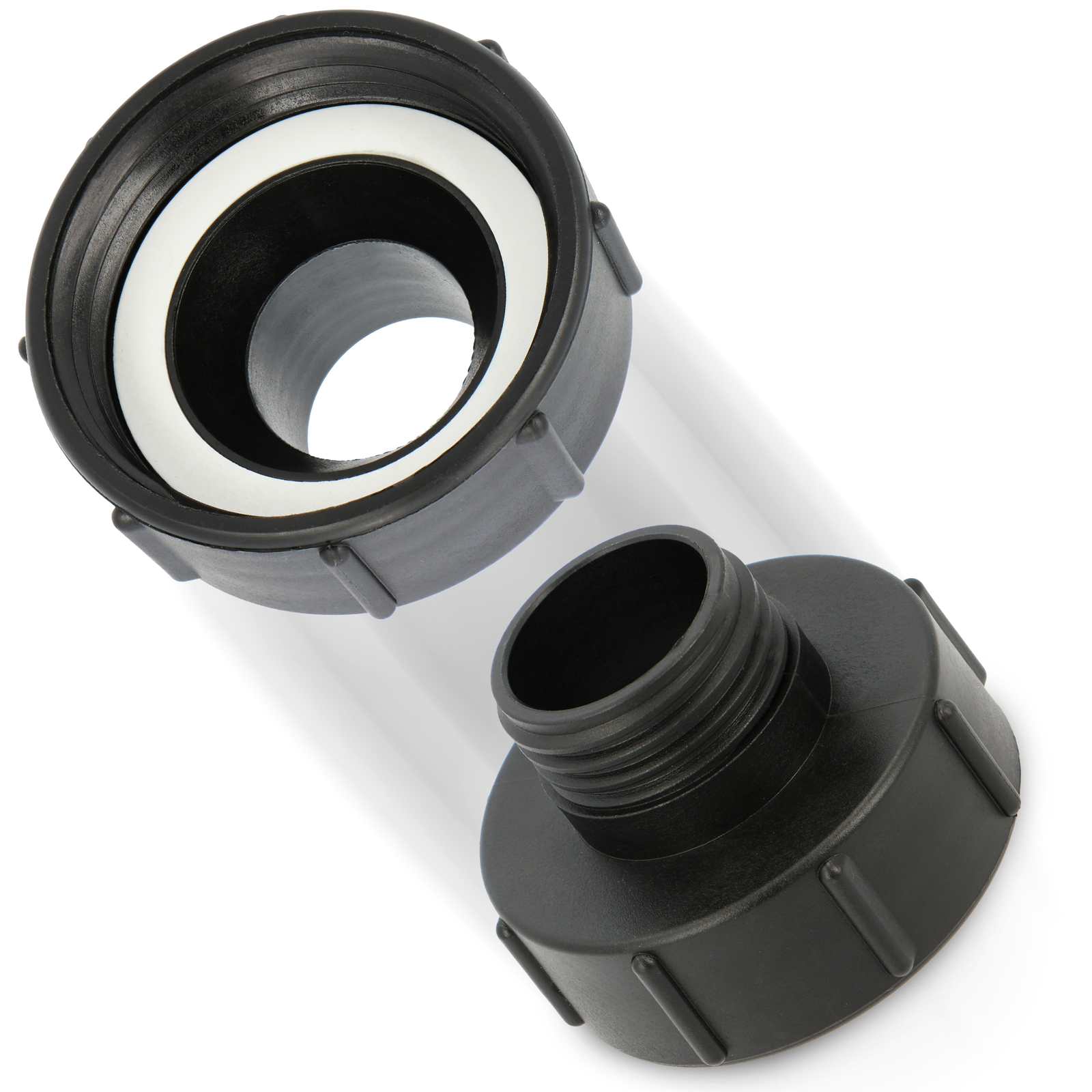 IBC Tank Adapter S100x8 IG/S60x6 IG Zubehör Regenwassertank Auslauf ...