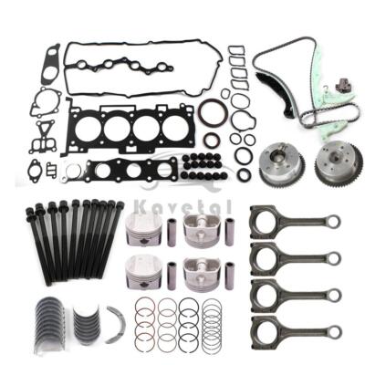 G4KD 2.0L Engine Rebuild Conrods Piston Gasket Valve Timing Kit For ...