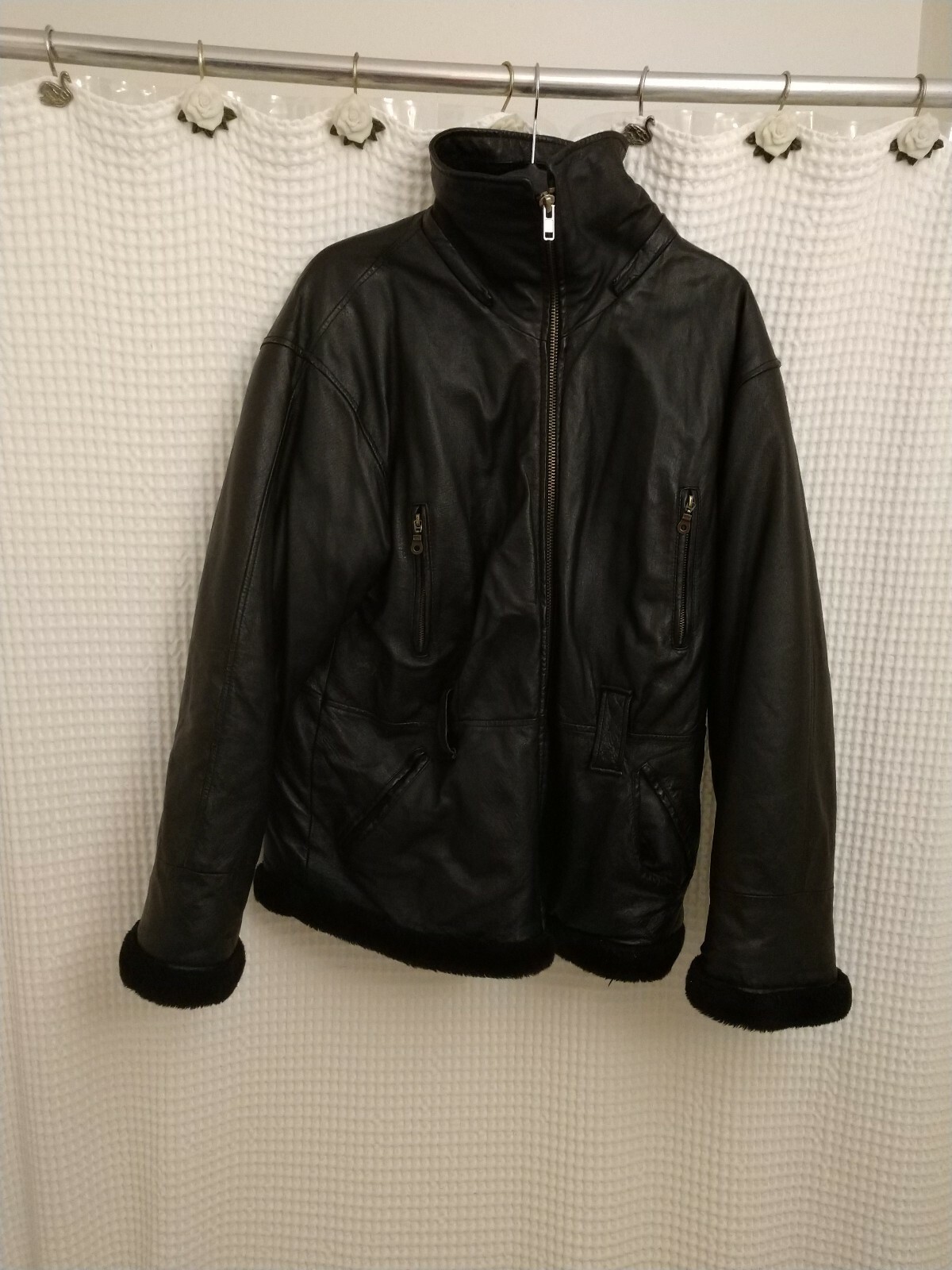 Wilda Genuine Leather Coat New York U.S.A. Size L - Gem