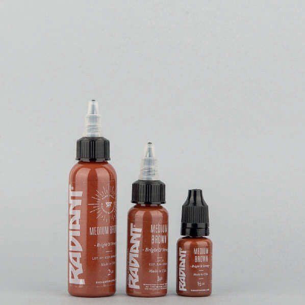 RADIANT COLOR TATTOO INK - Brown Inks | eBay