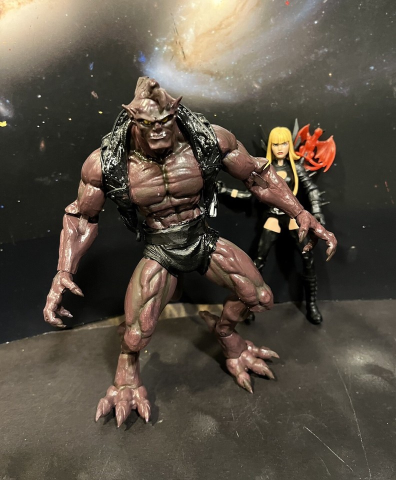 Marvel Legends CUSTOM S’YM - Sym Mephisto Magik Beast Caliban goblin ...