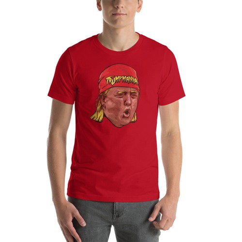 Trumpmania tee - Classic WWF spoof shirt - Short-Sleeve Unisex T-Shirt ...