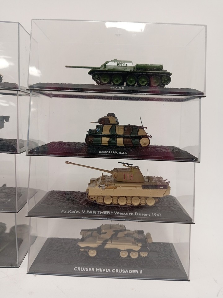 1:72 Diecast Military Tank Model Collection Bundle 22 Pieces - WWII ...