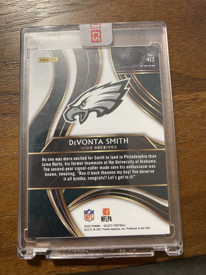 Devonte Smith Panini one XRC select 2020 rookie card | eBay