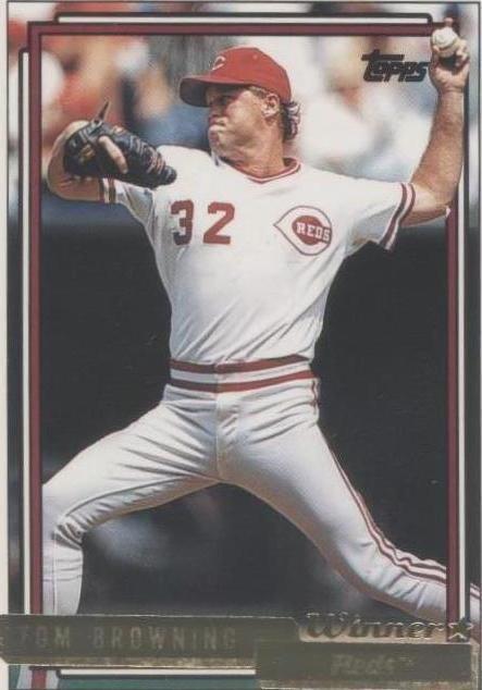 1992 Topps - Tom Browning #339 Gold Winner for sale online | eBay