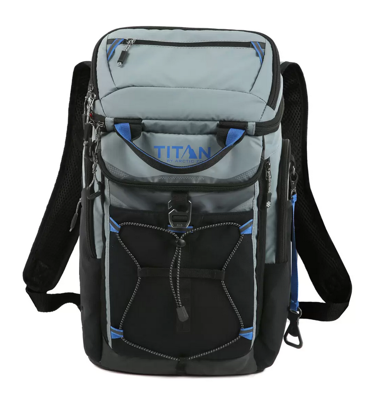 Titan Deep Freeze 26 Cans + Ice Backpack Cooler Bag Insulated Leak ...