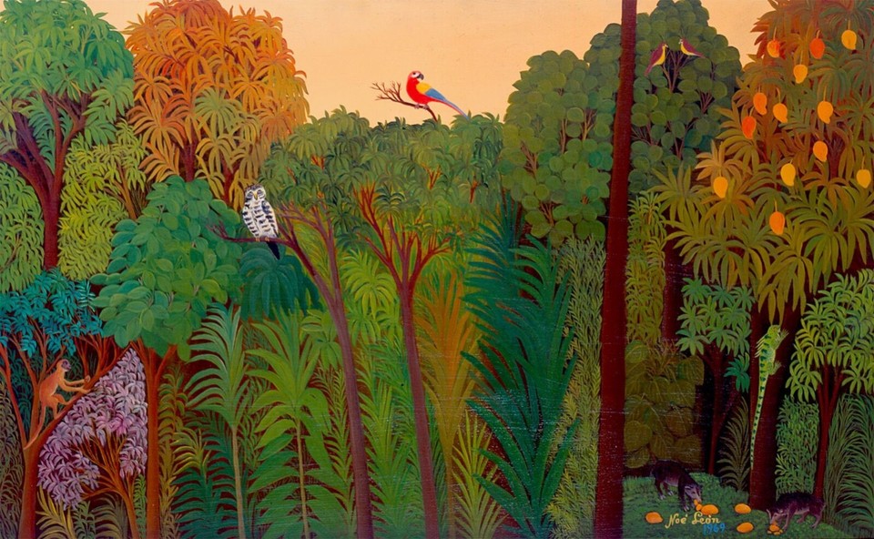 Noé León : Jungle Scene: Archival Quality Art Print | eBay
