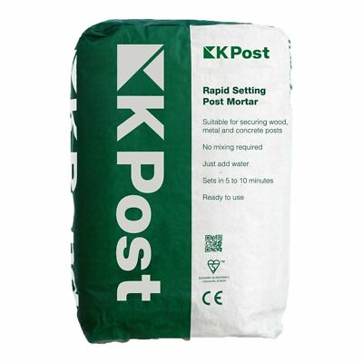 20KG K POST FAST SET POST CRETE MIX FENCING CONCRETE CEMENT POSTCRETE ...