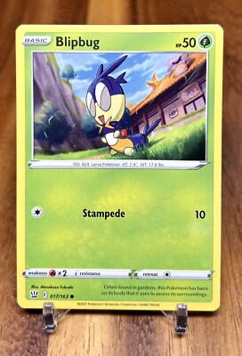 Blipbug 017/163 Non Holo SWSH Battle Styles Pokemon Card NM | eBay