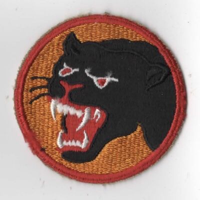WWII 66th Infantry Division Black Panther Patch RED Bdr. [5D-1037] | eBay