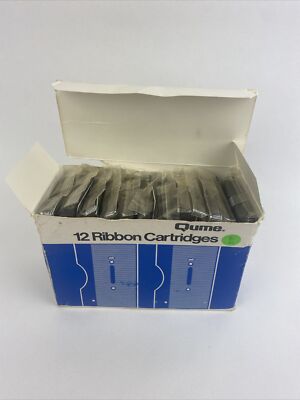 Lot of 11 Qume Multistrike Black IBM Black Printer Ribbons NEW Old ...