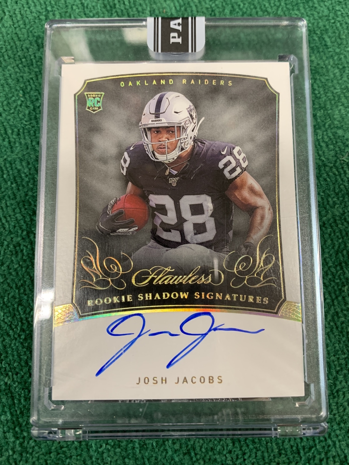 2019 Panini Flawless - Rookie Shadow Signatures Platinum #RSS-JJ Josh ...