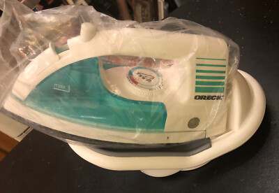 ORECK TX 850 CORDLESS STEAM IRON WITH SWIVEL POWER BASE UNUSED ...