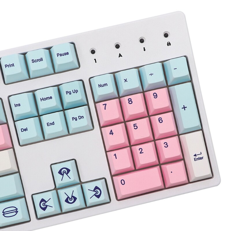 Acid House 137-Key Keycaps Cherry PBT Dye Subb for Cherry MX Mechanical ...