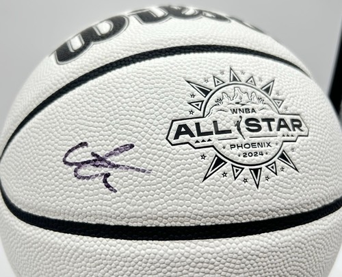 Caitlin Clark Signed 2024 WNBA All Star Game Basketball Autograph FEVER ...
