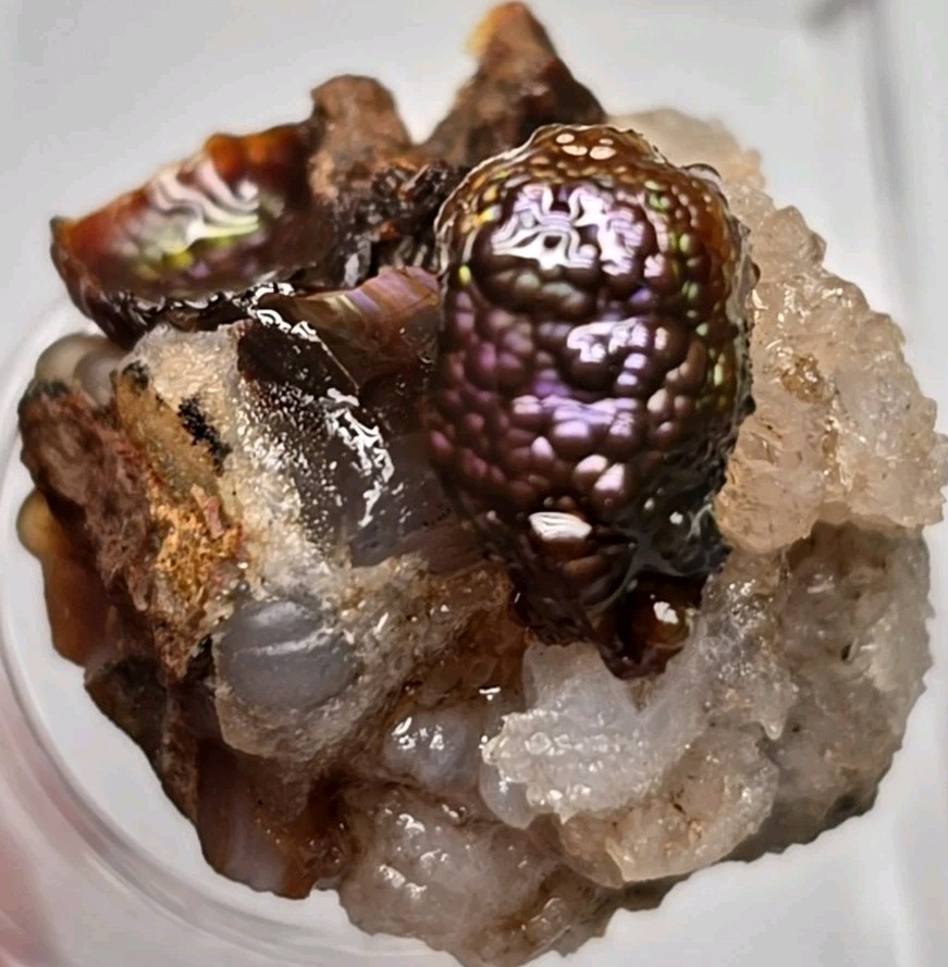 Fire Agate Mark Specimen Imperial Colors 16×10×7 mm Specimen 001 | eBay