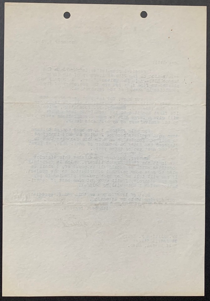 1946 President John F Kennedy Typed Signed Letter Jack Kennedy ...