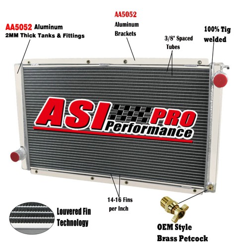 3Row Aluminum Radiator For 1992-2000 Subaru Impreza WRX STI RS GC8 ...