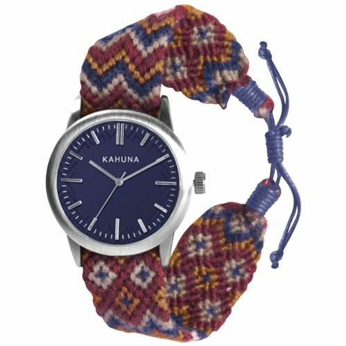 Gents Multi Coloured Fabric Strapped Watch by Kahuna KGF 0007 | eBay