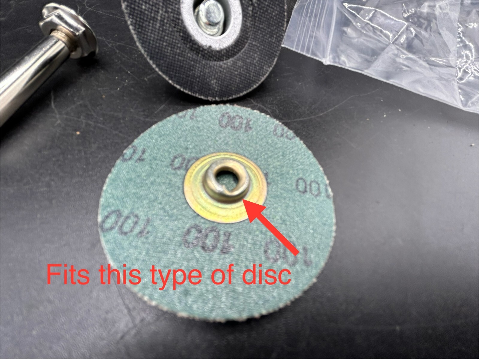 (1) 2" FOR Roloc Type TS TSM Sanding Disc -Rubber Backing Pad Holder ...