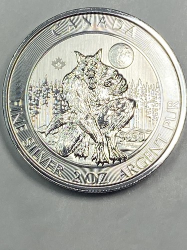 2 oz .Fine Silver Canada 2021 Coin The Werewolf | eBay