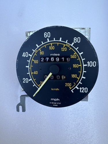 Mercedes-Benz W123 Original VDO Speedometer Gauge 300D 300TD 300CD ...