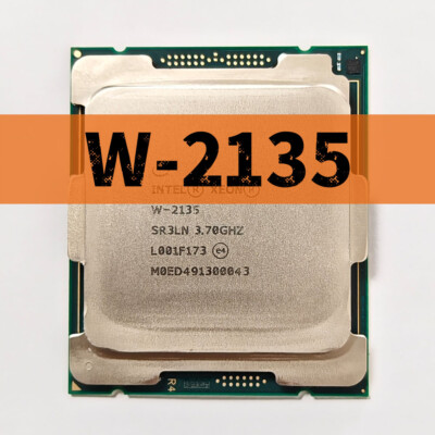 Intel Xeon W-2135 SR3LN 6 Cores 3.7GHz 140W LGA2066 Server CPU ...