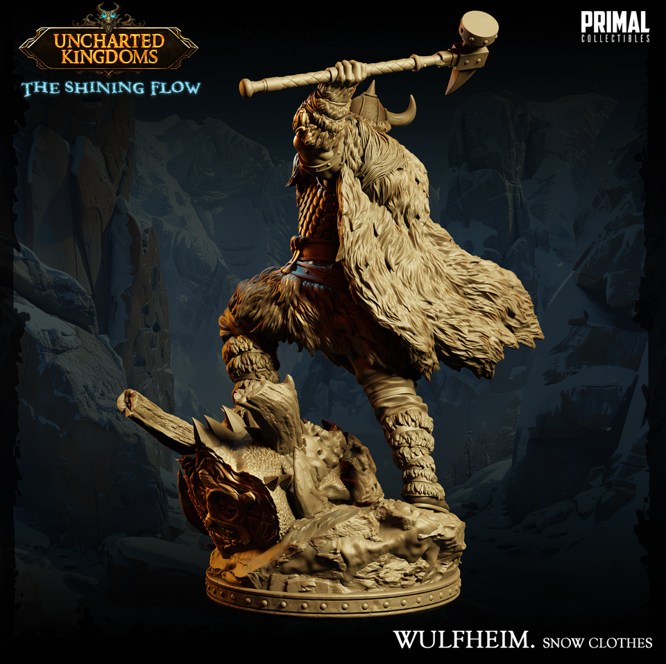 Wulfgar Snow Clothes Forgotten Realms Fantasy Miniature DND RPG ...
