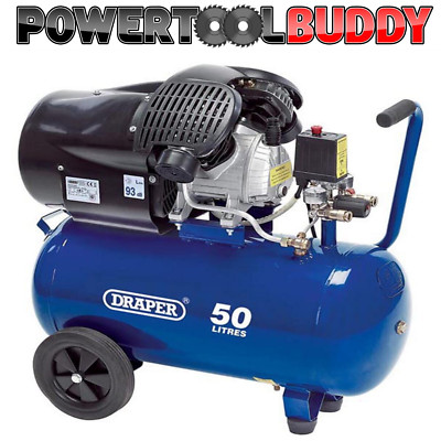 Draper 65396 100L 230v 2.2kW V-Twin Air Compressor | eBay UK
