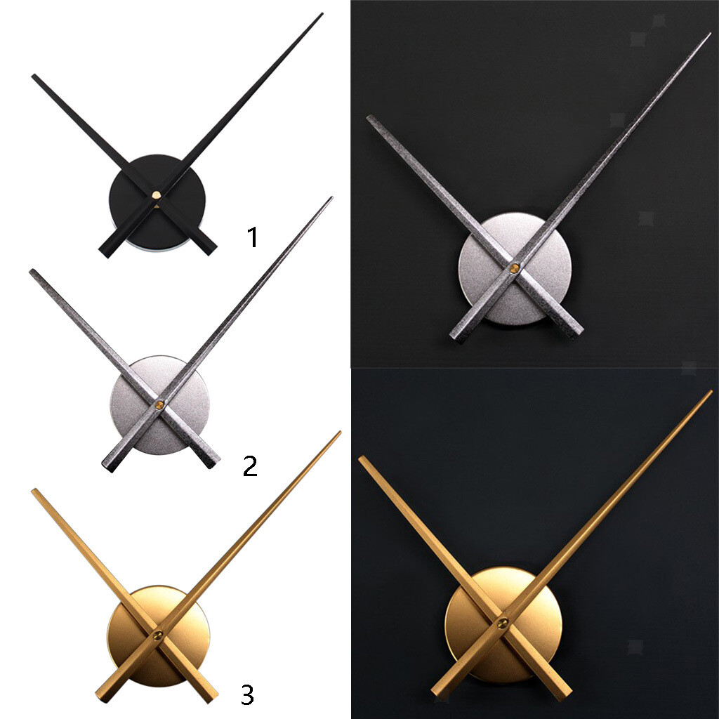 Quartz Battery Operated Big Needles Hands Analogue Clock Wall Clock ...