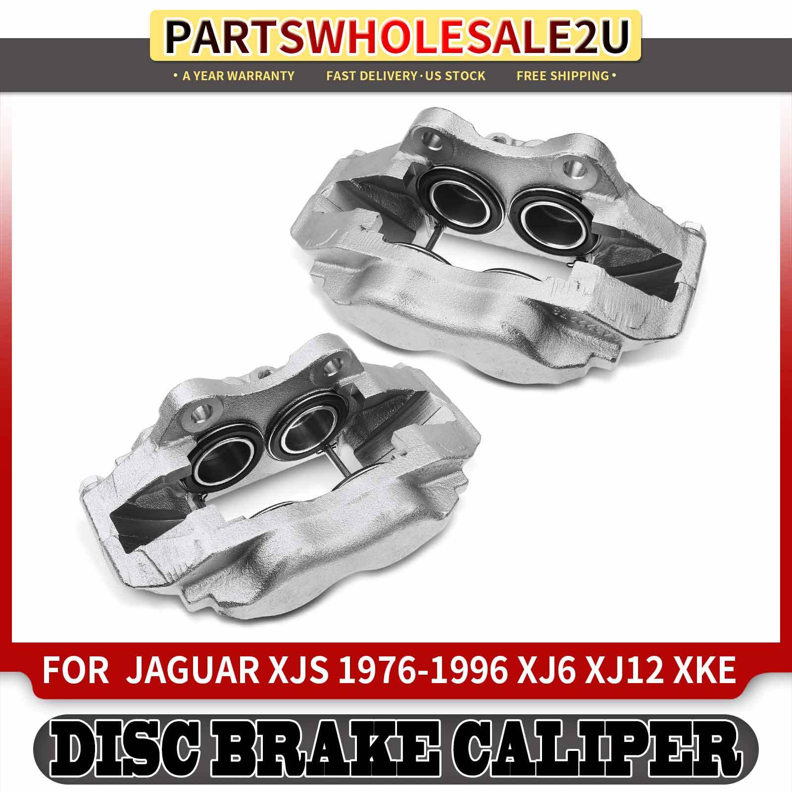 Set of 2 Front Side Brake Caliper w/ Metal Piston for Jaguar XJS XJ6 ...