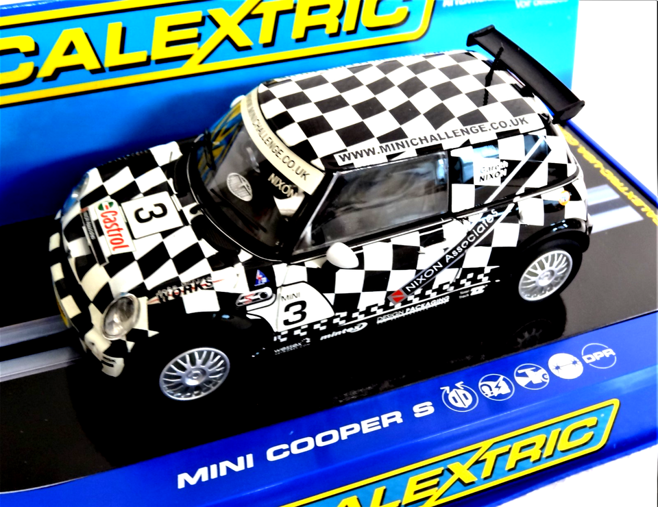 Scalextric C2911 1/32 Mini Cooper Nixon Associates No.3 - NIB | eBay