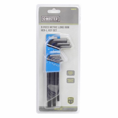 9-Pc. Metric Hex-L Key Set, Long-Arm - GS050810 | eBay Australia