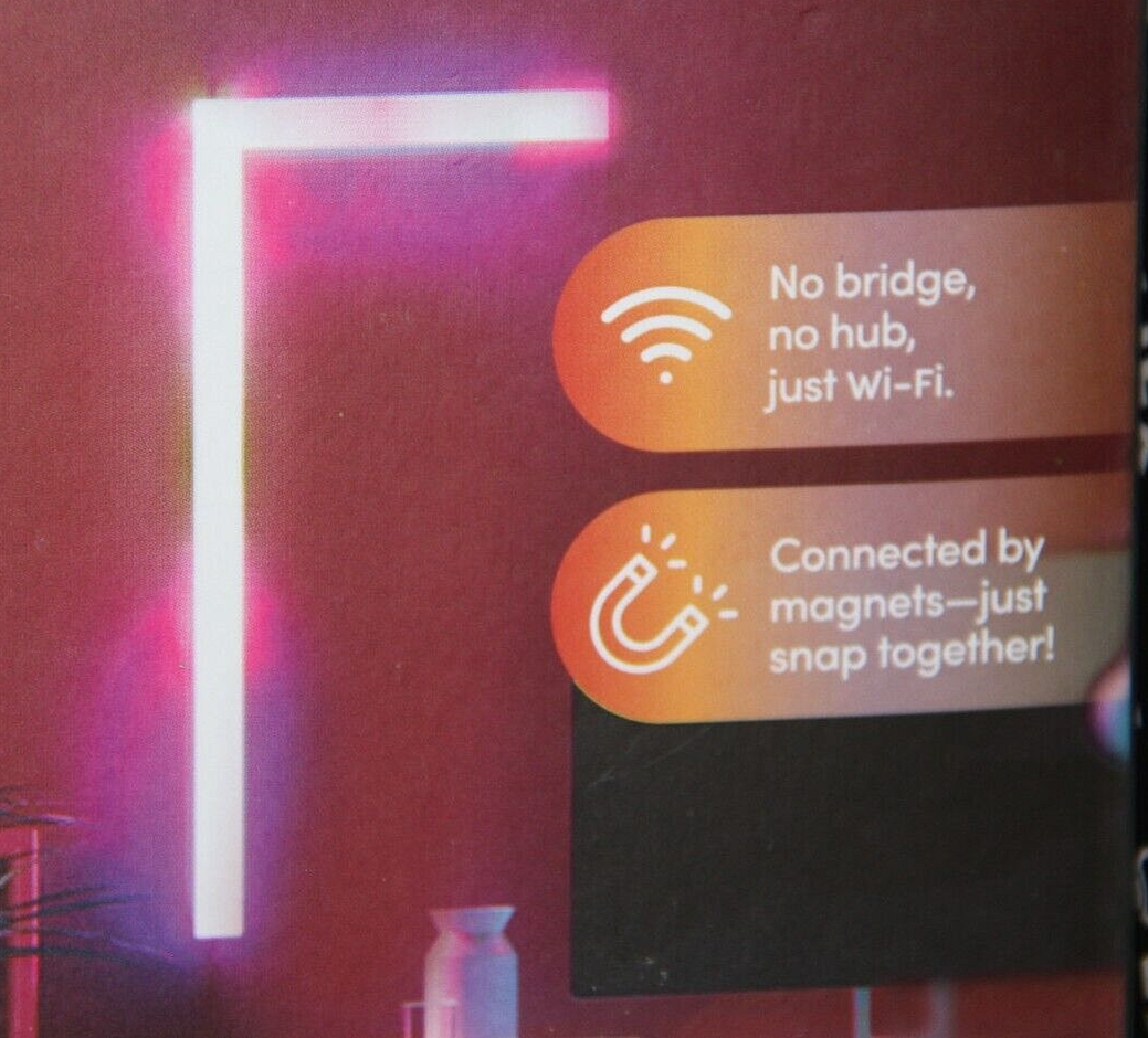 LIFX Smart Wi-Fi LED Beam Color Zone Full Color 4x 12" Light Bar Kit ...