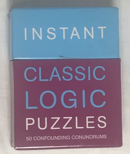 Instant Classic Logic Puzzles 50 Confounding Conundrums in Box The ...