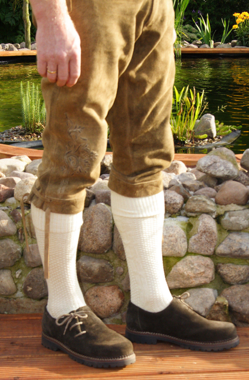 Trachtenstrümpfe Kniebundstrümpfe Strümpfe links/links eingestrickt ...