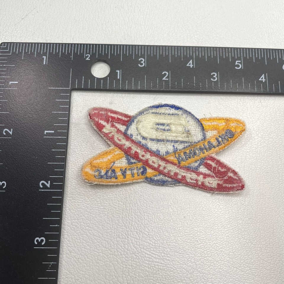 Vtg D OKLAHOMA CITY ALC DISTRIBUTION Advertising Patch 28TT | eBay