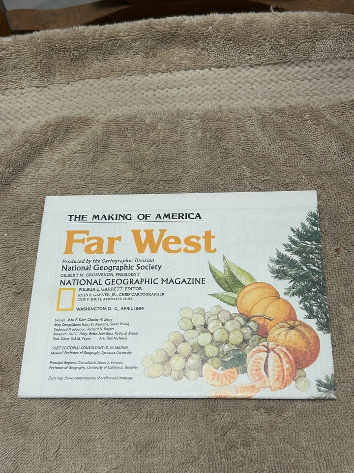 National Geographic Maps Inserts Posters 1952 to 2006 You pick map | eBay