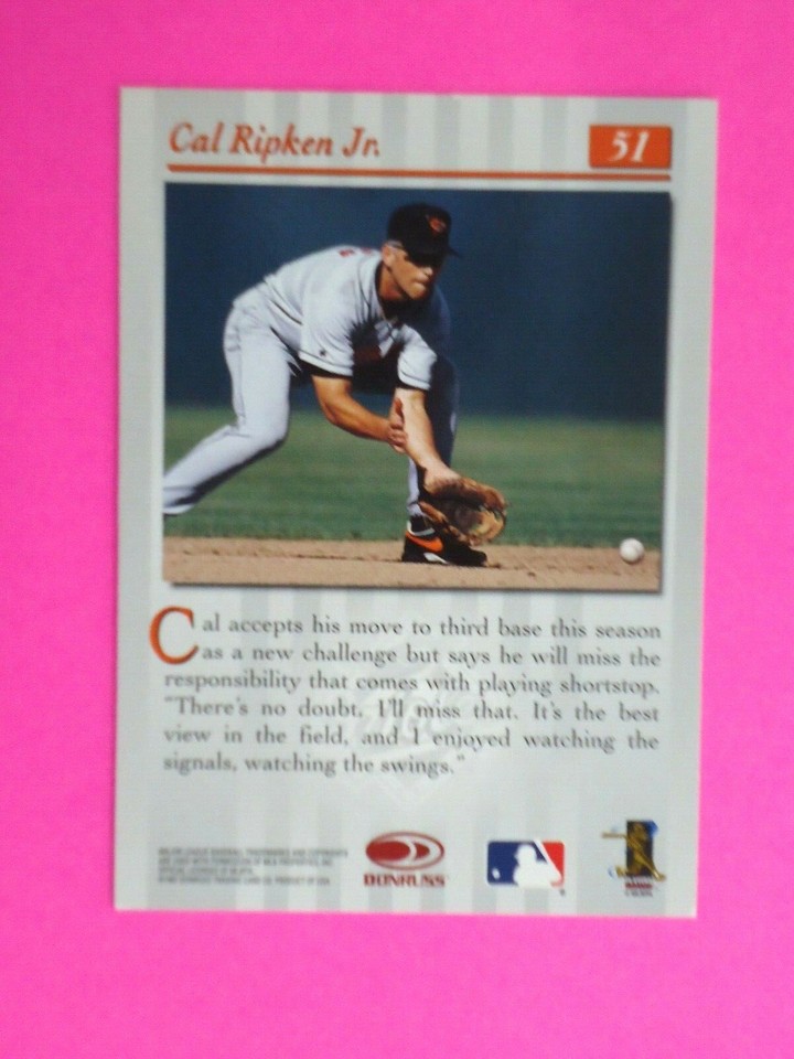 Cal Ripken Jr 1997 DONRUSS STUDIO PRESS PROOF Card #51 GOLD | eBay