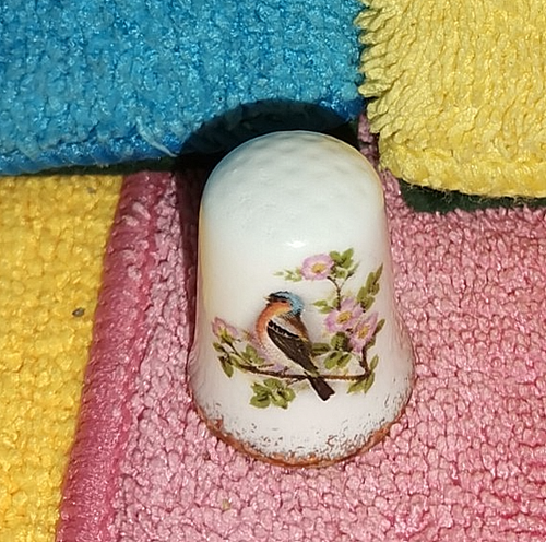 Vintage Porcelain Thimble - ENGLAND | eBay