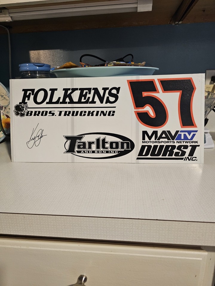 Kyle Larson 1/18 Sprintcar AND Wingboard Both Signed | eBay