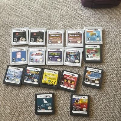 Nintendo DS & 3DS LEGO Game Lot 17 : Star Wars, Angry Birds, Lego ...